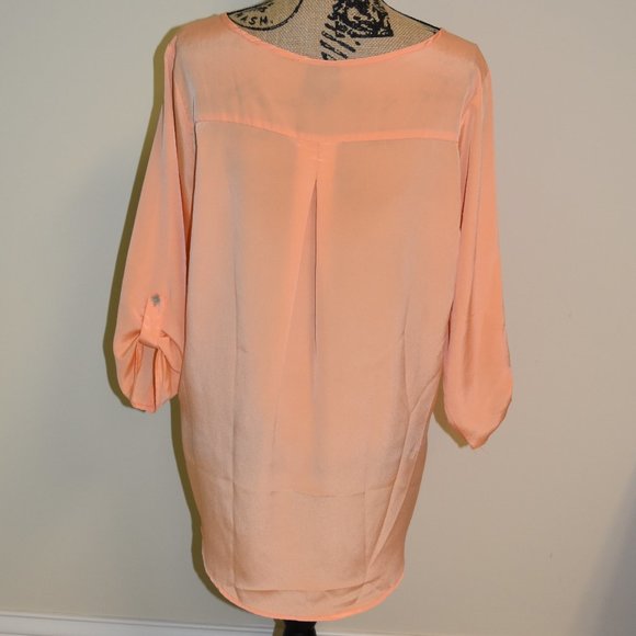 Fun & Flirt | Tops | Light Peach Colored Shirt | Poshmark